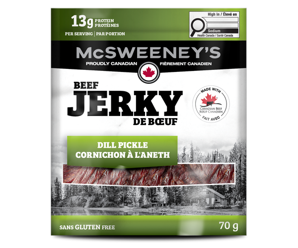Dill Pickle Beef Jerky • McSweeney's Premium Jerky & Meat Snacks
